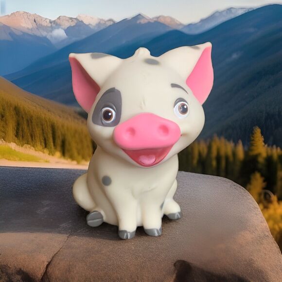 Disney | Toys | Disney Moana Pua Pig 35 Figure Toy Plastic Bath Toy ...
